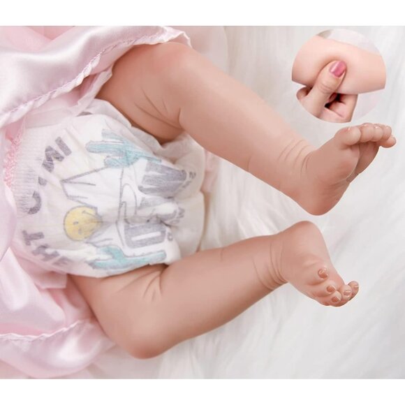 Toys | 18 Inch Baby Dolls Girl 18 Realistic Soft Vinyl Silicone Full ...